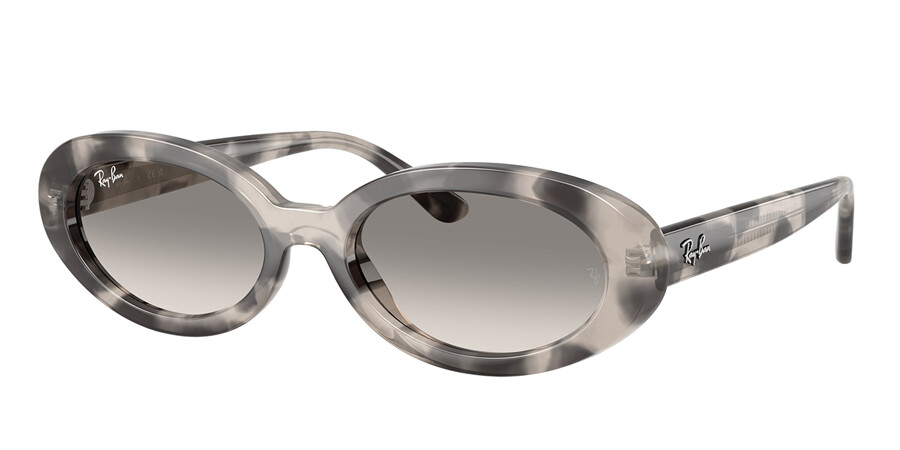 Lentes de sol Ray-Ban RB2223F Asian Fit 144832 Ovalado Opal Grey ...