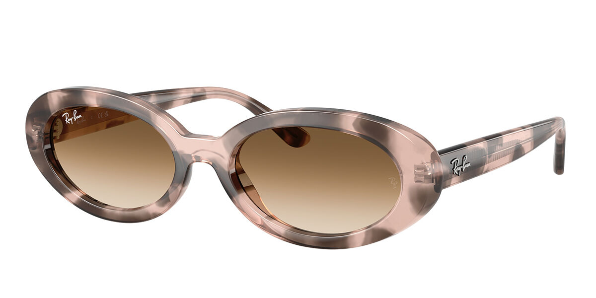 Lentes de sol Ray-Ban RB2223F Asian Fit 144951 Ovalado Opal Pink ...