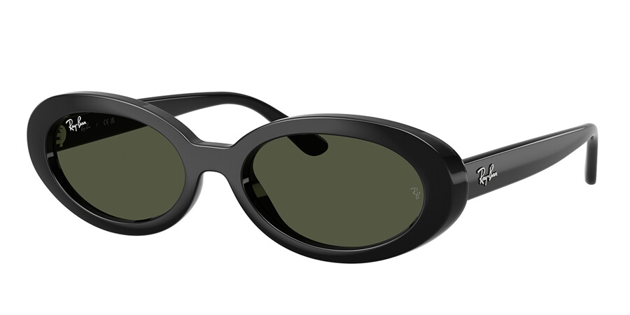 Lentes de sol Ray-Ban RB2223F Asian Fit 601/31 Ovalado Negro ...