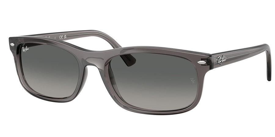 Lentes de sol Ray-Ban RB2224F Asian Fit 667571 Rectangulares Opal Light ...