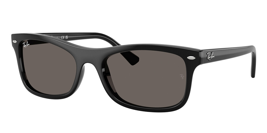 Lentes de sol Ray-Ban RB2226F Asian Fit 601/B1 Cuadrado Negro ...