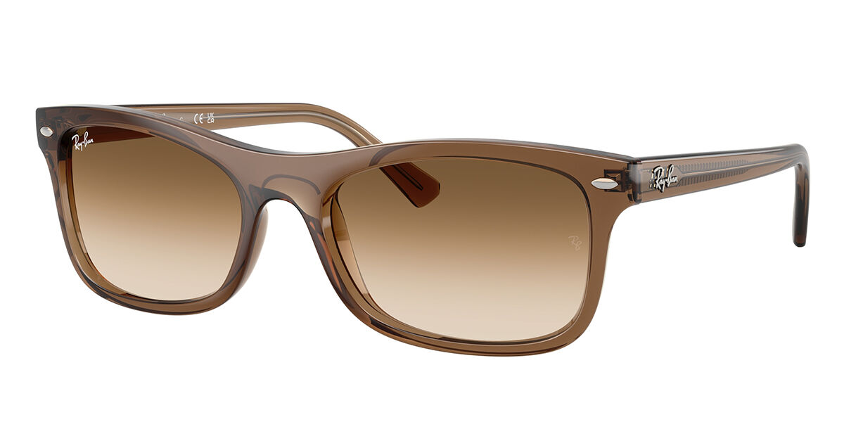 Lentes de sol Ray-Ban RB2226F Asian Fit 664051 Cuadrado Transparent ...