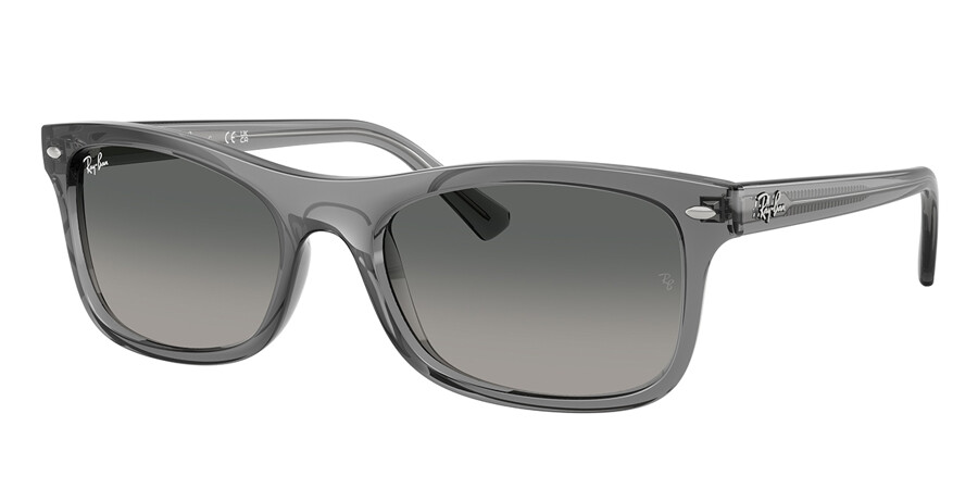 Lentes de sol Ray-Ban RB2226F Asian Fit 664171 Cuadrado Transparent ...