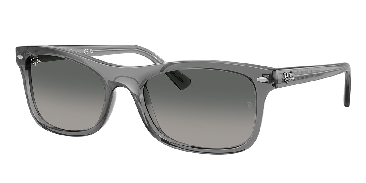 Lentes de sol Ray-Ban RB2226F Asian Fit 664171 Cuadrado Transparent ...