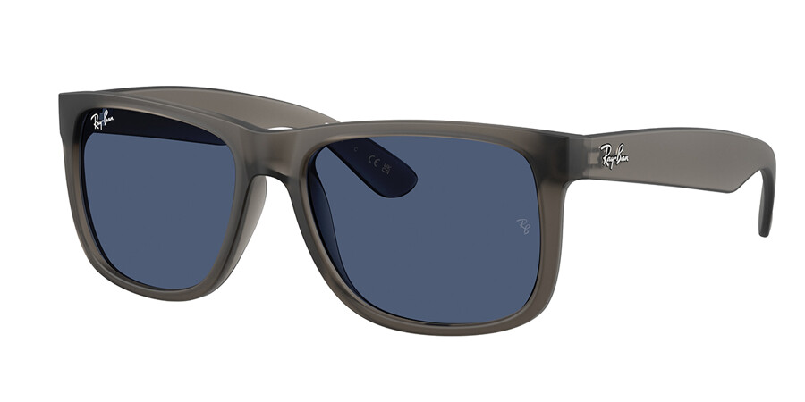 Lentes de sol Ray-Ban RB4165F Justin Asian Fit 687380 Cuadrado Opal ...