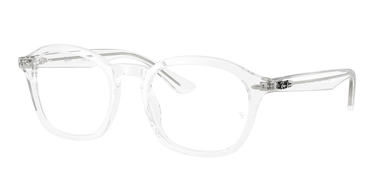 Lentes ópticos Ray-Ban RX5451F Asian Fit 2001 Cuadrado Transparente ...